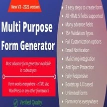 خرید و قیمت اسکریپت فرم ساز Multi-Purpose Form Generator | ترب