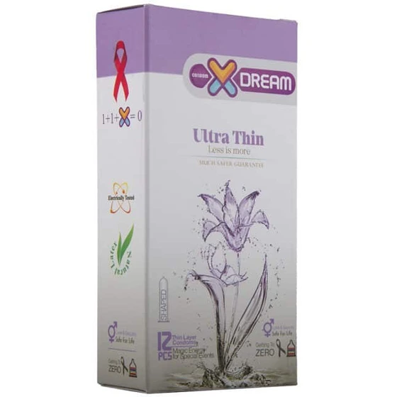 خرید و قیمت کاندوم ایکس دریم Xdream بسیار نازک Ultra Thin بسته 12 عددی | ترب