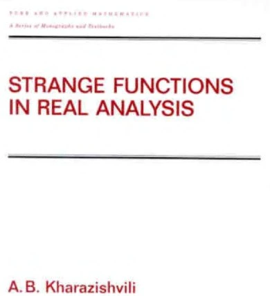 خرید و قیمت دانلود کتاب Strange functions in real analysis ویرایش 1 | ترب