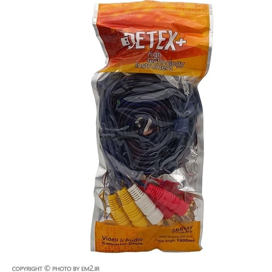 خرید و قیمت کابل رابط 3 به 3 مدل DETEX اندازه 1.8M | ترب
