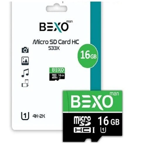خرید و قیمت رم میکرو 16گیگ بکسو (BEXO) 533X 80MB با گارانتی شرکتی آواتک | ترب