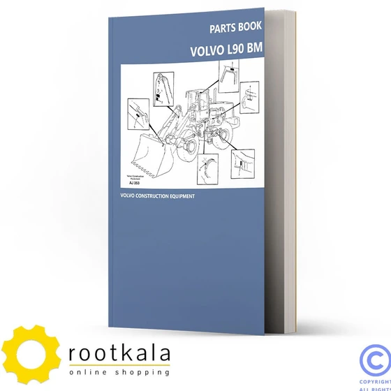 خرید و قیمت فایل PDF کتاب قطعات لودر ولوو L90 BM | ترب