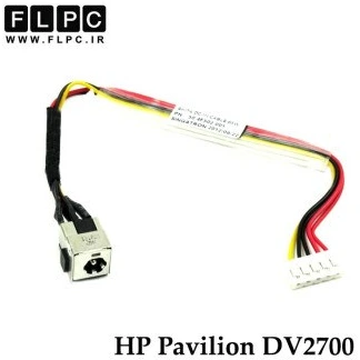 خرید و قیمت جک برق لپ تاپ اچ پی HP Pavilion DV2700 _FL892 با کابل | ترب