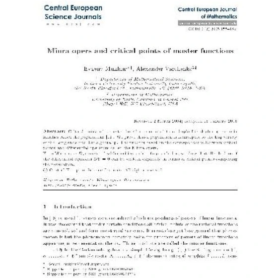 خرید و قیمت دانلود کتاب Central European Journal of Mathematics | ترب