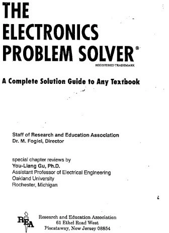 خرید و قیمت دانلود کتاب The Electronics Problem Solver 1982 | ترب
