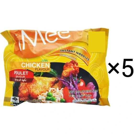 خرید و قیمت نودل تایلندی ایمی با طعم مرغ 70 گرمی بسته ی 5 عددی Imee | ترب