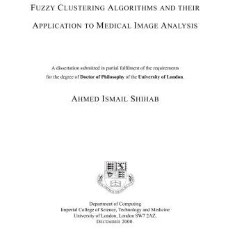 خرید و قیمت دانلود کتاب Fuzzy clustering algorithms and their application to medical image ...