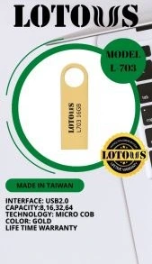 خرید و قیمت فلش مموری لوتوس مدل L703 USB2 | ترب
