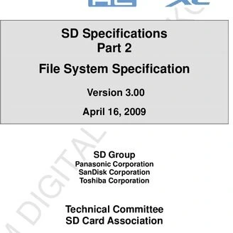 خرید و قیمت دانلود کتاب SD Specifications - Part 2 - File System Specification - Version 3.00 ...