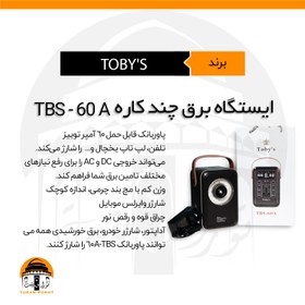 خرید و قیمت ایستگاه برق ۶۰ آمپر توبیز | TOBY'S مدل TBS-60A | ترب
