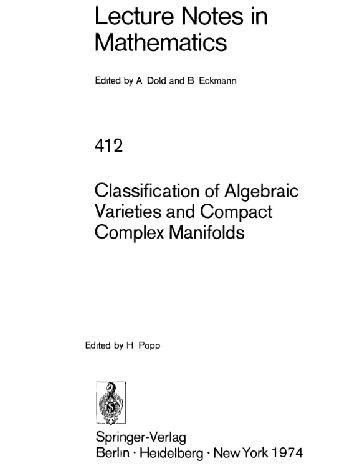 خرید و قیمت دانلود کتاب Classification Of Algebraic Varieties And ...