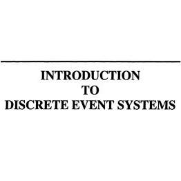 خرید و قیمت دانلود کتاب Introduction to Discrete Event Systems 1999 | ترب