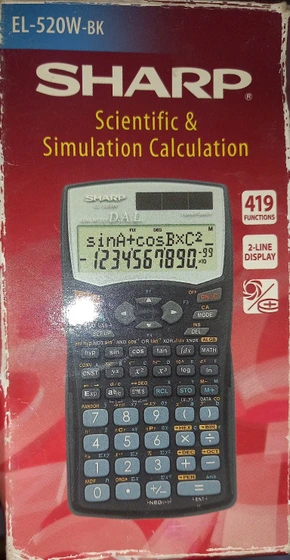 خرید و قیمت ماشین حساب شارپ Sharp EL-520W | ترب