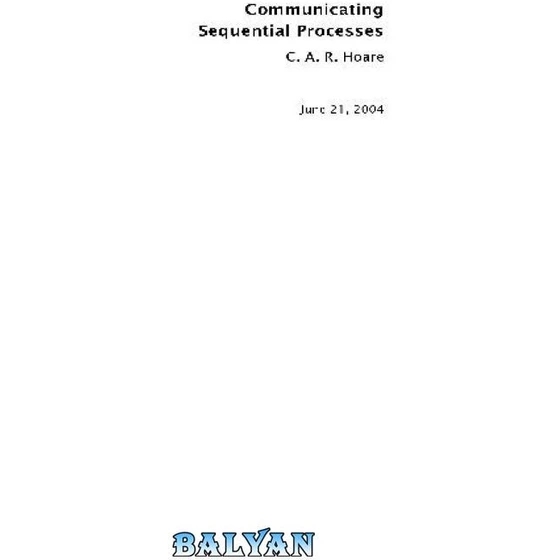 خرید و قیمت دانلود کتاب Communicating Sequential Processes Csp ترب