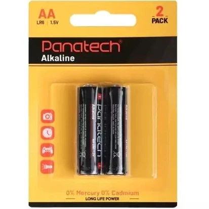 خرید و قیمت باتری قلمی پاناتک PANATECH مدل LR6 بسته دو عددی | ترب