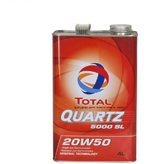 خرید و قیمت روغن موتور خودرو توتال TOTAL مدل QUARTZ 5000 SL 20W50 (چهار لیتری) | ترب