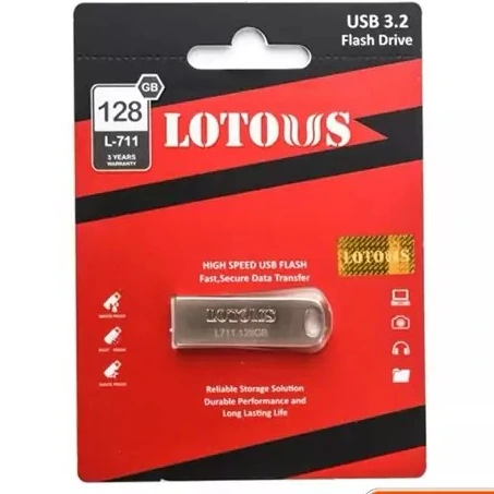 خرید و قیمت فلش 128 گیگ لوتوس مدل Lotous L711 USB 3.2 | ترب