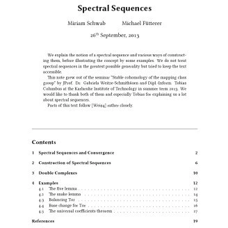 خرید و قیمت دانلود کتاب Spectral Sequences version 26 Sep 2013 | ترب