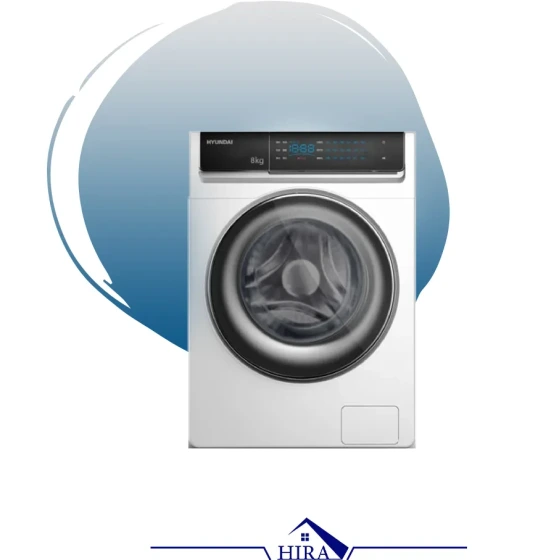 خرید و قیمت ماشین لباسشویی هیوندای مدل HWM-8418 ظرفیت ۸ کیلوگرم درب از جلو | ترب