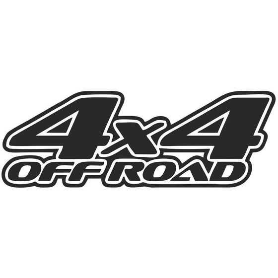 خرید و قیمت برچسب خودرو مدل نوشته 4×4 off road کد 5050 | ترب