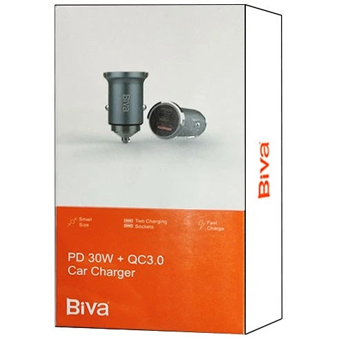 خرید و قیمت شارژر فندکی 30W PD BIVA | ترب