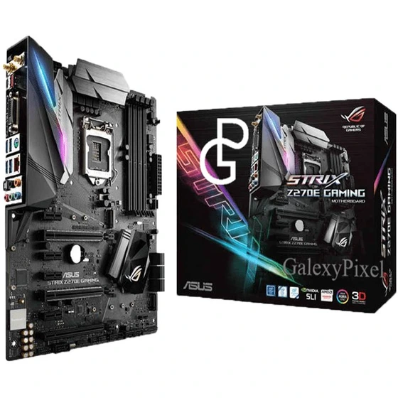 خرید و قیمت مادربرد ایسوس MOTHERBOARD ASUS STRIX Z270-E GAMING wifi D4 ...