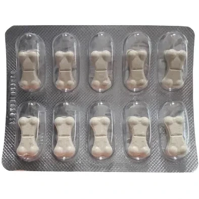 خرید و قیمت قرص ضد انگل سگ ورمکس مدل Tasty Bone Tablet بسته 10 عددی | ترب