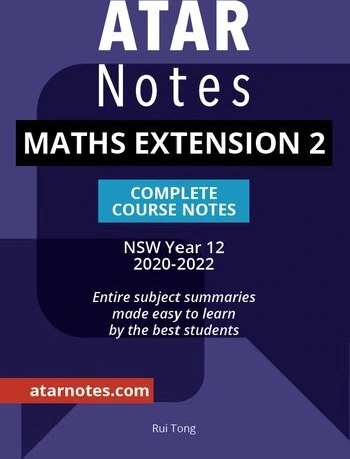خرید و قیمت دانلود کتاب ATAR Notes: HSC Year 12 Mathematics Extension 2 ...