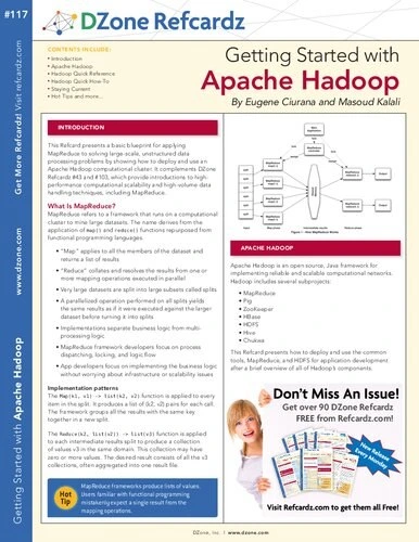 خرید و قیمت دانلود کتاب Cheat Sheets – Apache hadoop 2016 | ترب