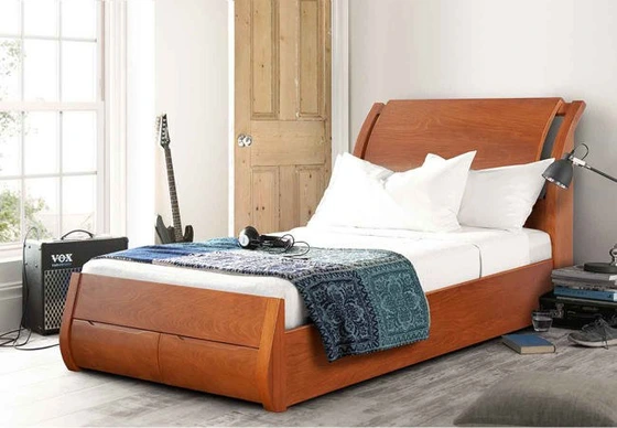 خرید و قیمت تخت خواب تک نفره چوبی صدف | ترب