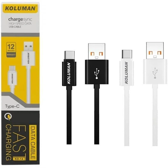 خرید و قیمت کابل شارژ تایپ سی Koluman KD-14 | ترب