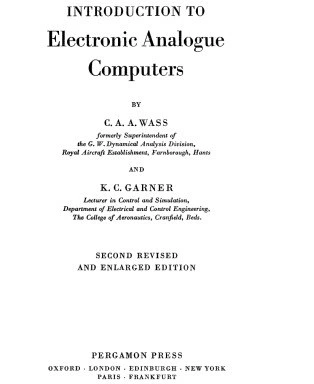 خرید و قیمت دانلود کتاب Introduction to Electronic Analogue Computers 2Rev Ed | ترب