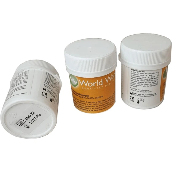 خرید و قیمت آمالگام پودری ۵۰ گرمی وورلد وورک | amalgam World Work | ترب