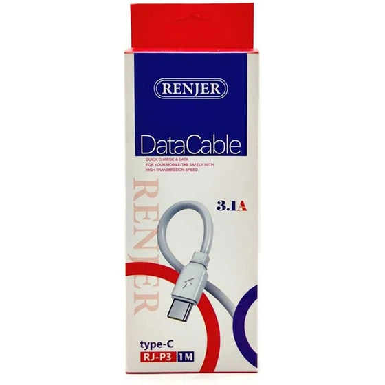 خرید و قیمت کابل شارژ رنجر 3.1A TYPE-C مدل RENJER RJ-P3 | ترب