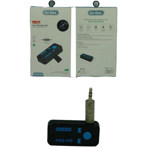 خرید و قیمت َمبدل AUX بلوتوث گو-دس مدل GD-BT105 | ترب