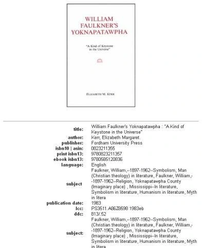 خرید و قیمت دانلود کتاب William Faulkner's Yoknapatawpha: ''a kind of ...
