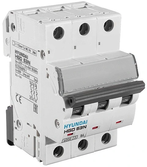 خرید و قیمت مینیاتوری سه فاز 6امپر هیوندا HGD 63N | ترب