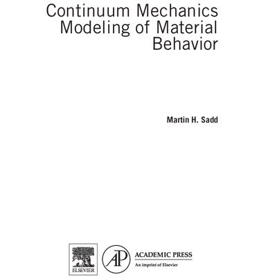 خرید و قیمت دانلود کتاب Continuum Mechanics Modeling of Material Behavior ویرایش 1 | ترب