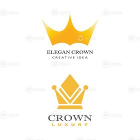 خرید و قیمت دانلود لوگو تاج لوگو الگوی وکتور آیکون طرح تصویرسازی | ترب