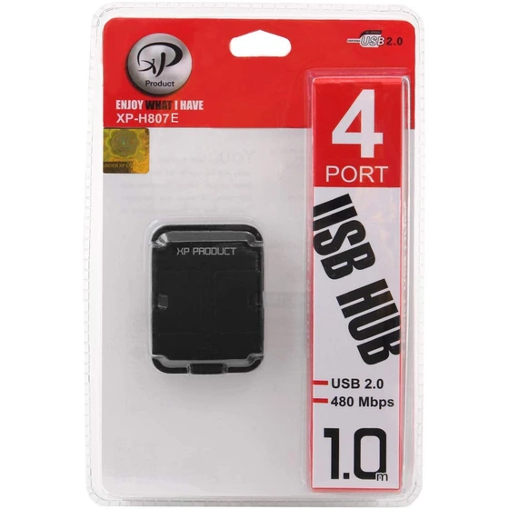 خرید و قیمت هاب 4 پورت USB 2.0 ایکس پی پروداکت مدل H807 | ترب