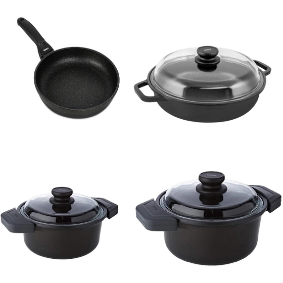 خرید و قیمت سرویس قابلمه 7 پارچه ریزولی ایتالیا Risoli Mini set | ترب