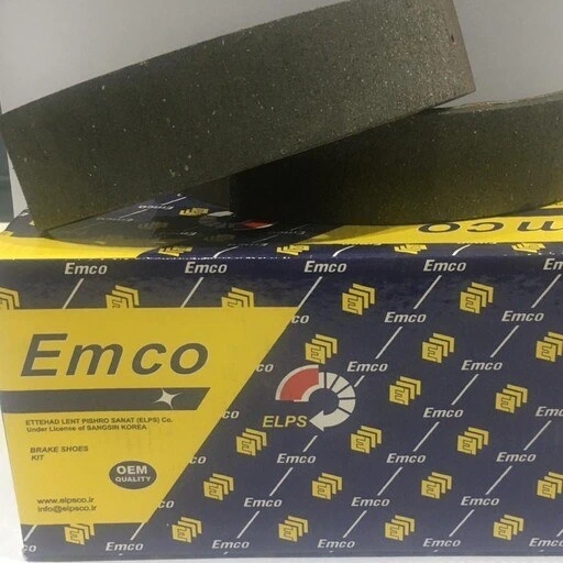خرید و قیمت لنت ترمز عقب پژو 405 سمند 1800 پرشیا کفشکی Emco اتحاد موتور شرکتی | ترب