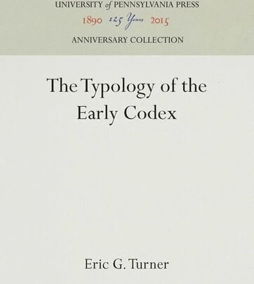 خرید و قیمت دانلود کتاب The Typology of the Early Codex Reprint 2016 | ترب