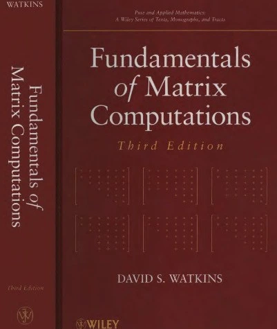 خرید و قیمت دانلود کتاب Fundamentals of matrix computations 3rd ed | ترب