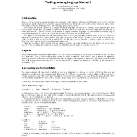 خرید و قیمت دانلود کتاب The programming language Oberon-2 | ترب