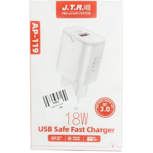 خرید و قیمت شارژر فست تک پورت JTR مدل AP-119 | ترب