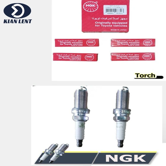 خرید و قیمت شمع پایه بلند 206 تیپ 5 و 6 برند NGK(اورجینال)بسته 4 عددی | ترب