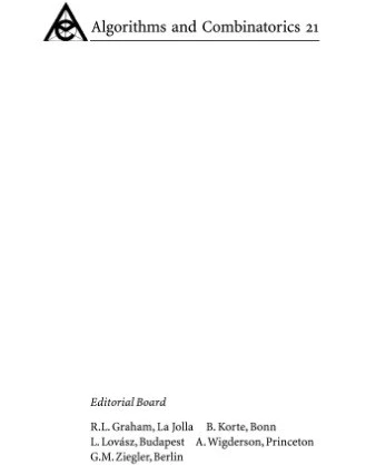 خرید و قیمت دانلود کتاب Combinatorial Optimization: Theory and Algorithms (Algorithms and ...