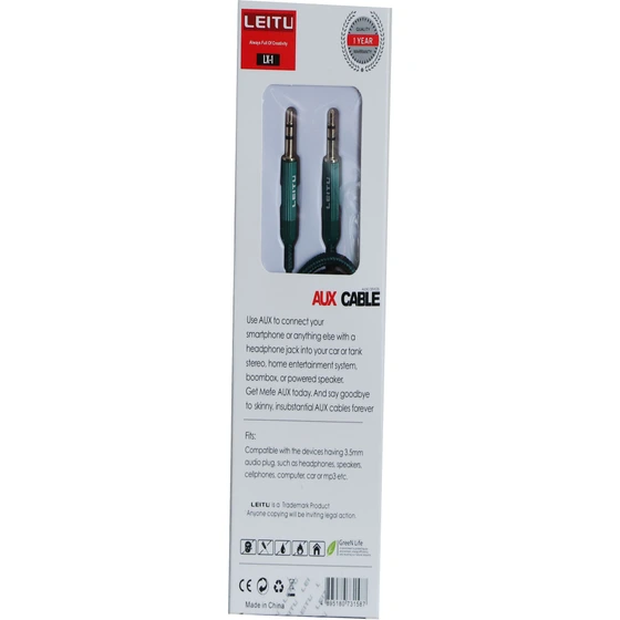 خرید و قیمت كابل aux برند LEITU مدل LX-1 | ترب