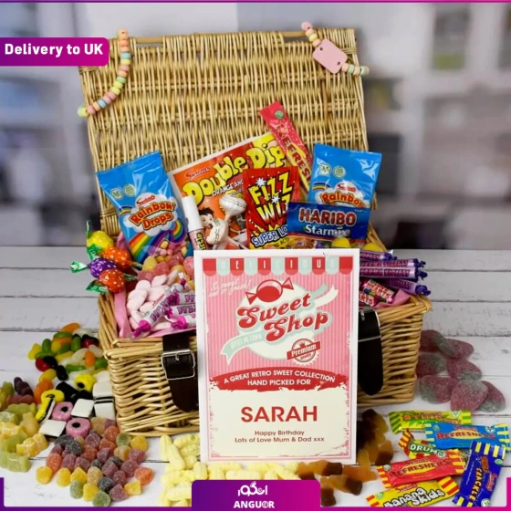 خرید و قیمت Personalised Retro Sweetie Hamper (Delivery to UK) | ترب